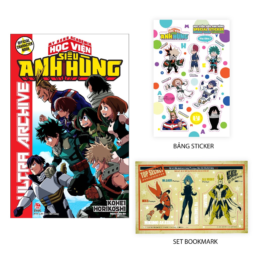 Truyện tranh Official Character Book My Hero Academia Học Viện Siêu Anh ...