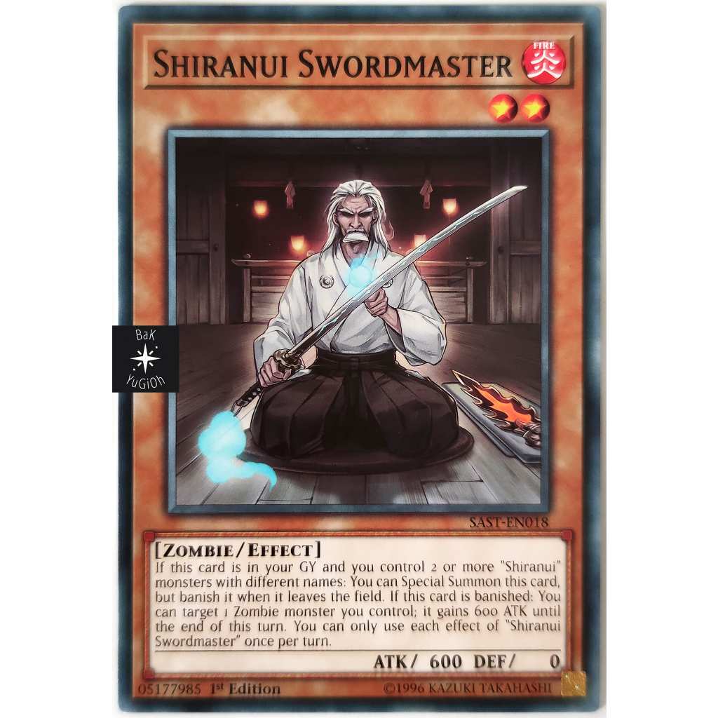 [BaK Yu-Gi-Oh!] [Thẻ Bài Chính Hãng] Shiranui Swordmaster |EN| Common ...