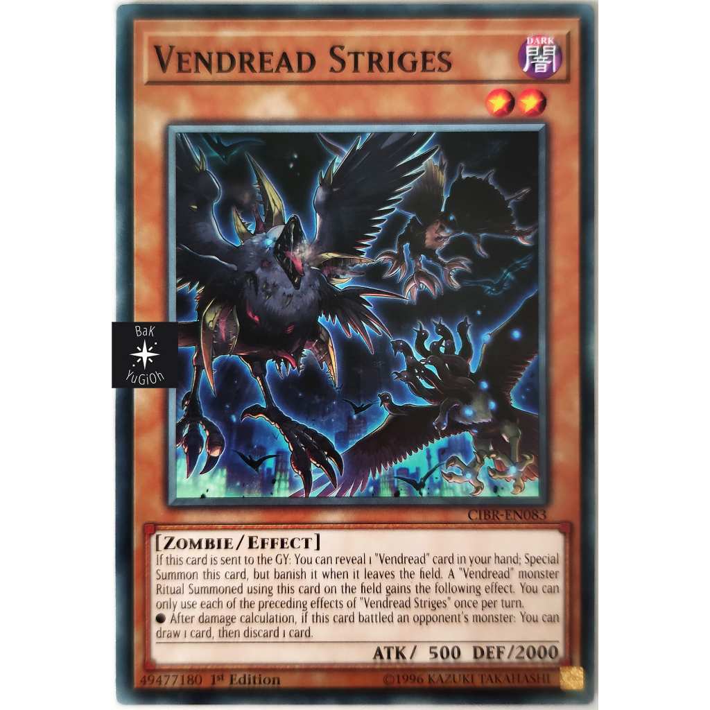 [BaK Yu-Gi-Oh!] [Thẻ Bài Chính Hãng] Vendread Striges |EN| Common ...