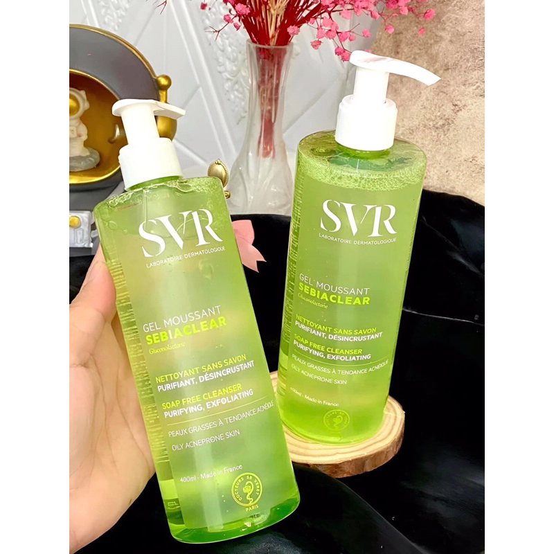 SRM SVR SEBIACLEAR GEL MOUSSANT ( MÀU XANH LÁ ) 400ml | Shopee Việt Nam