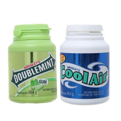 Kẹo cao su sing gum Cool Air, Doublemint lọ 58,4g | Shopee Việt Nam