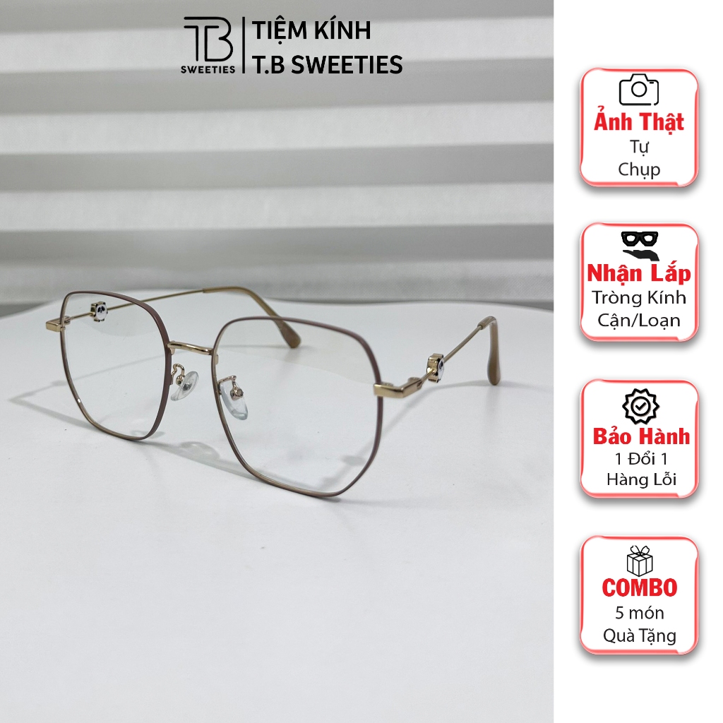 Mã GT : Gọng kính cận nam nữ,gọng kính Đa giác,gọng kim loại T.B ...