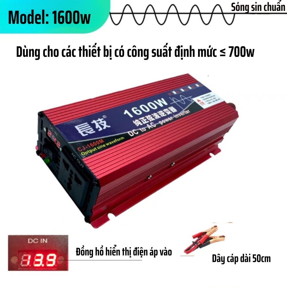 Bộ Kích điện Sin Chuẩn Công Suất 1600w 2200w 2600w 3000w Kích điện
