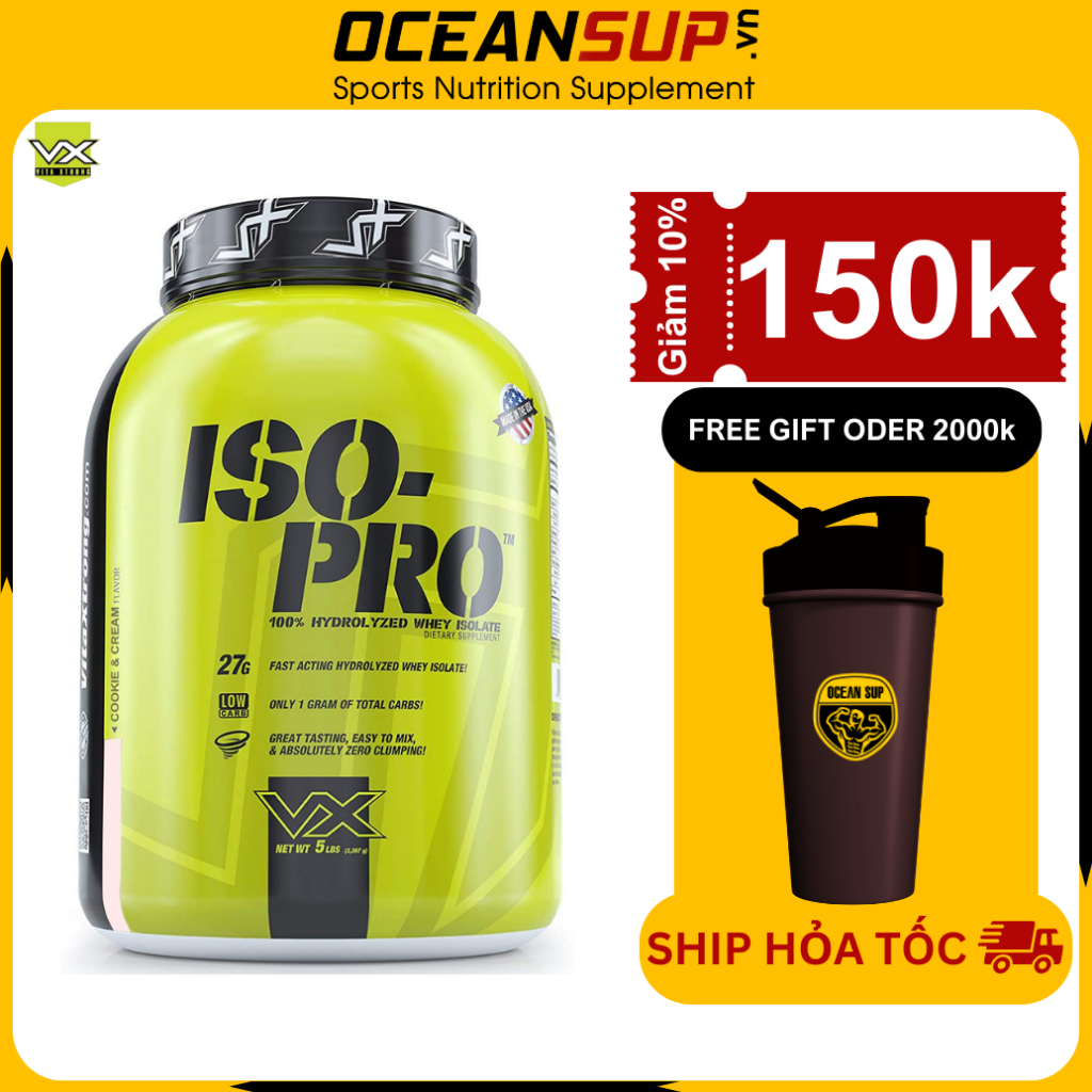 Whey Protein VitaXtrong ISO PRO 100% Whey Thủy Phân và Whey ISOLate ...