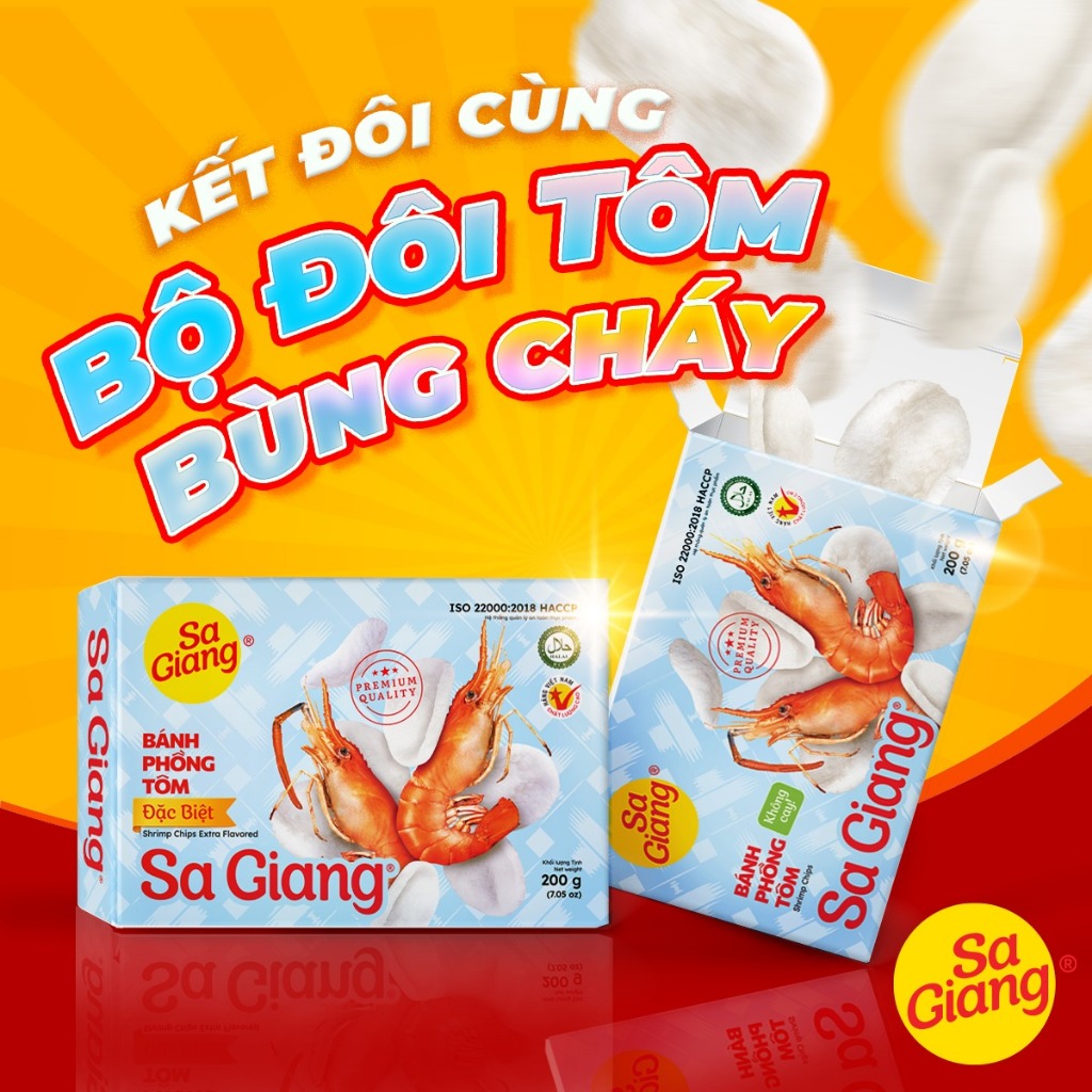 Bánh Phồng Tôm Đặc Biệt Sa Giang 200gr | Shopee Việt Nam