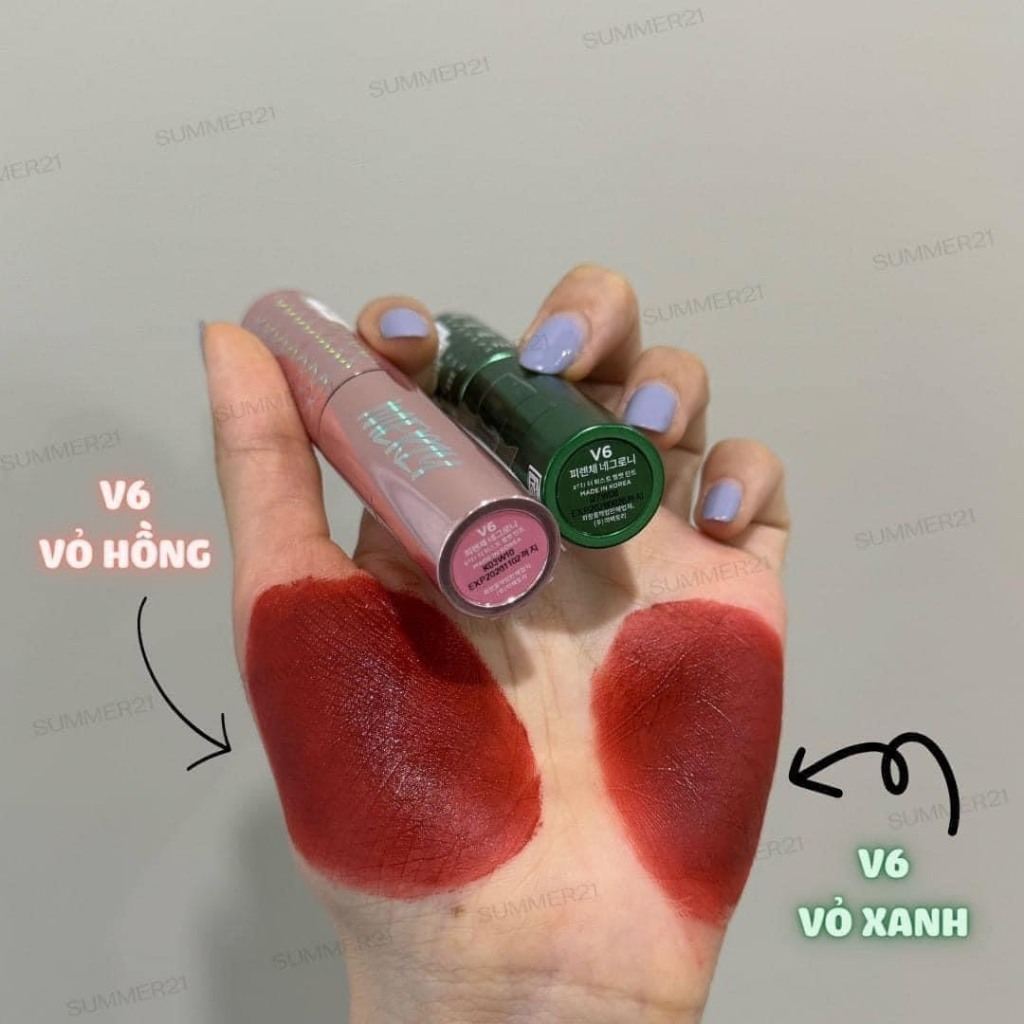 SON MERZY V6 VÕ HỒNG VÀ XANH | Shopee Việt Nam