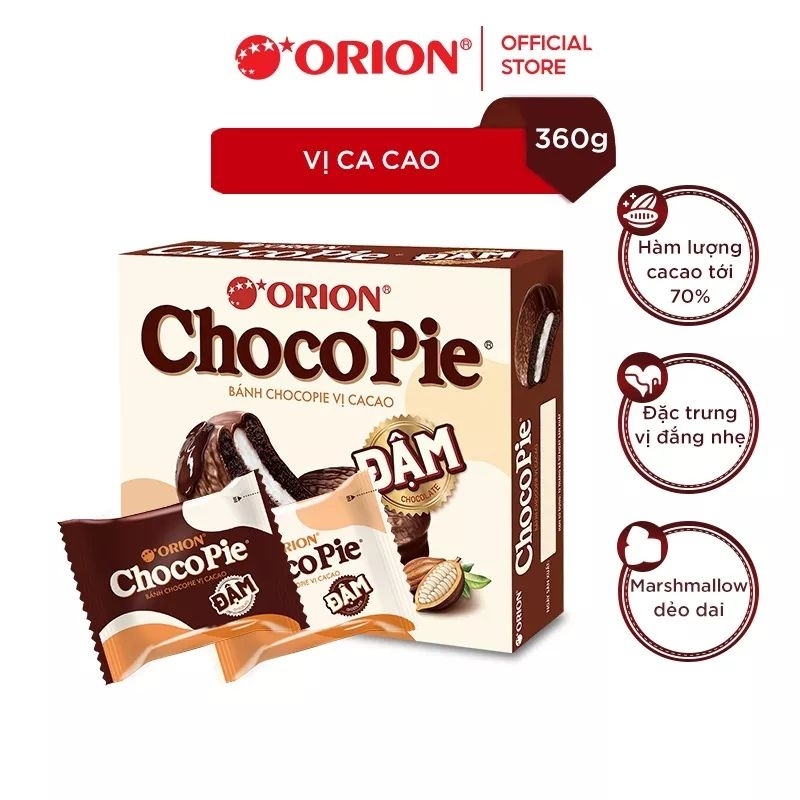 Hộp Bánh Orion Chocopie ĐẬM (360g/hộp) | Shopee Việt Nam