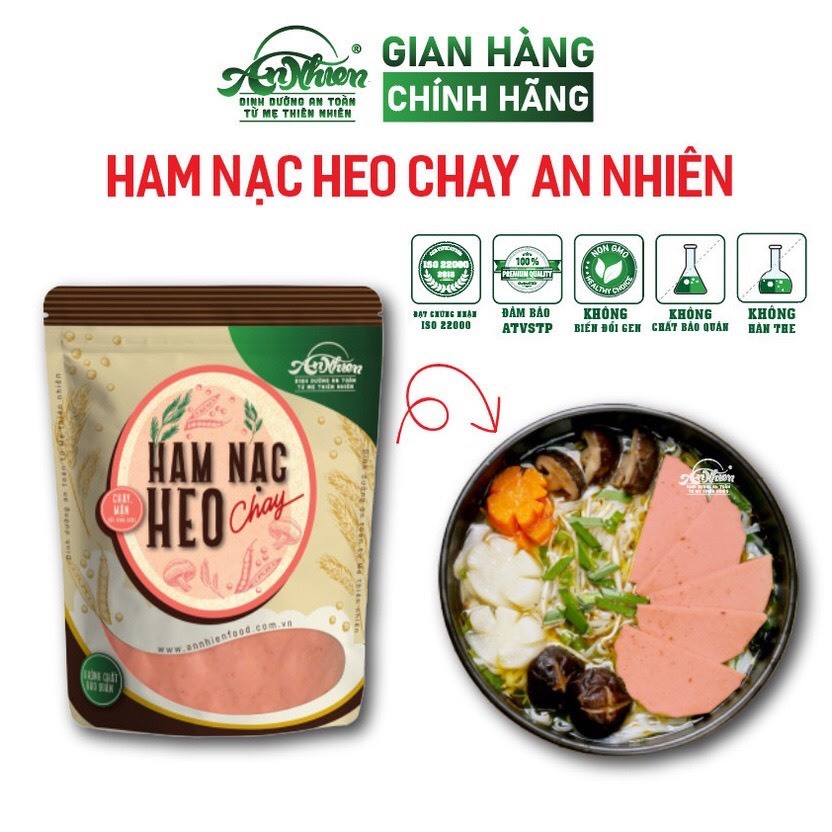 Ham Nạc Heo Chay An Nhiên 500g ,Thuần Chay Healthy | Shopee Việt Nam