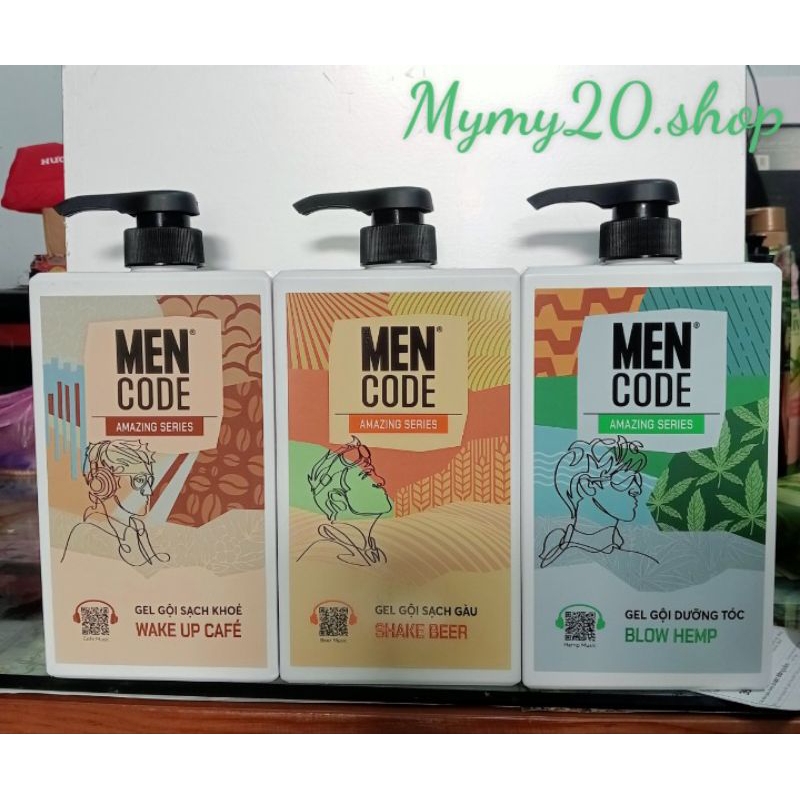Gel gội Men code Amazing sạch gàu, sạch khỏe, dưỡng tóc 630ml | Shopee Việt Nam