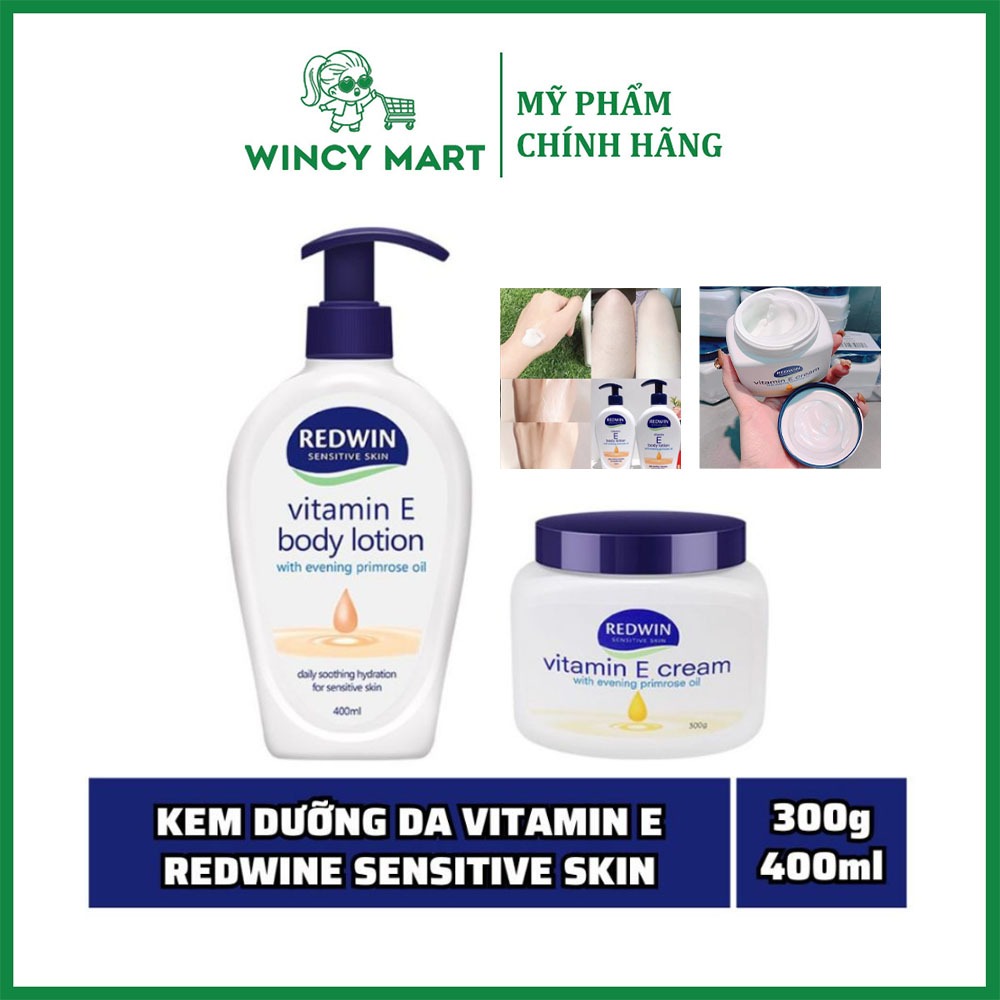 [Chính Hãng Úc] Kem Dưỡng Da Toàn Thân, Lotion Redwin Vitamin E Úc Giúp ...