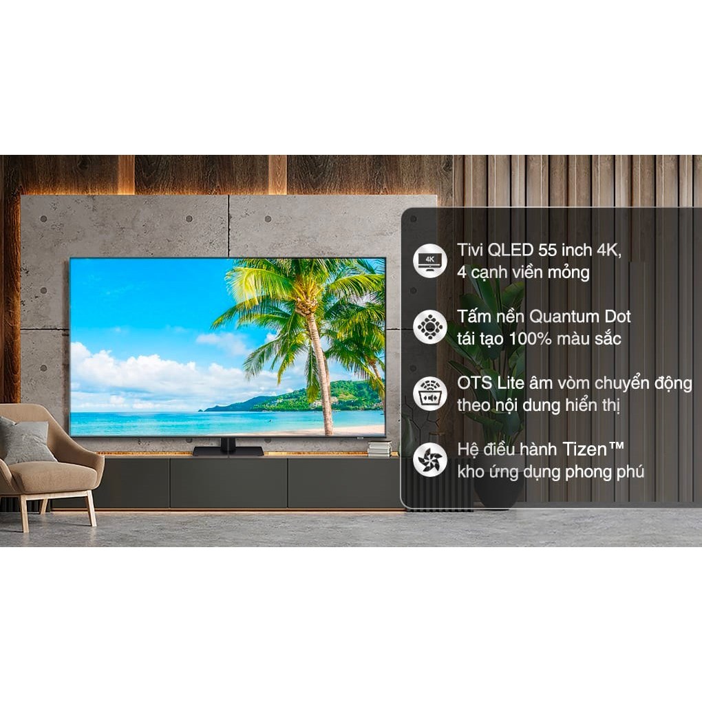 Smart Tivi QLED 4K 55 inch Samsung QA55Q70B 2022 | Shopee Việt Nam