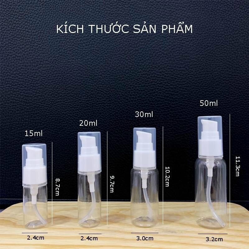 Chai Nhựa Pet XỊT GIỌT Thân Trong 15M 20ML 30ML 50ML 100ML 150ML 200ML 250ML 300ML Chiết Dung ...