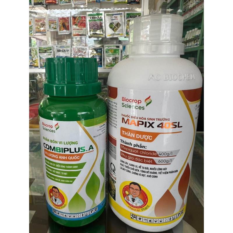 COMBIPLUS.A + MAPIX 40SL ( combo 2 chai)[ cty Biocrop] chuyên điều hòa ...