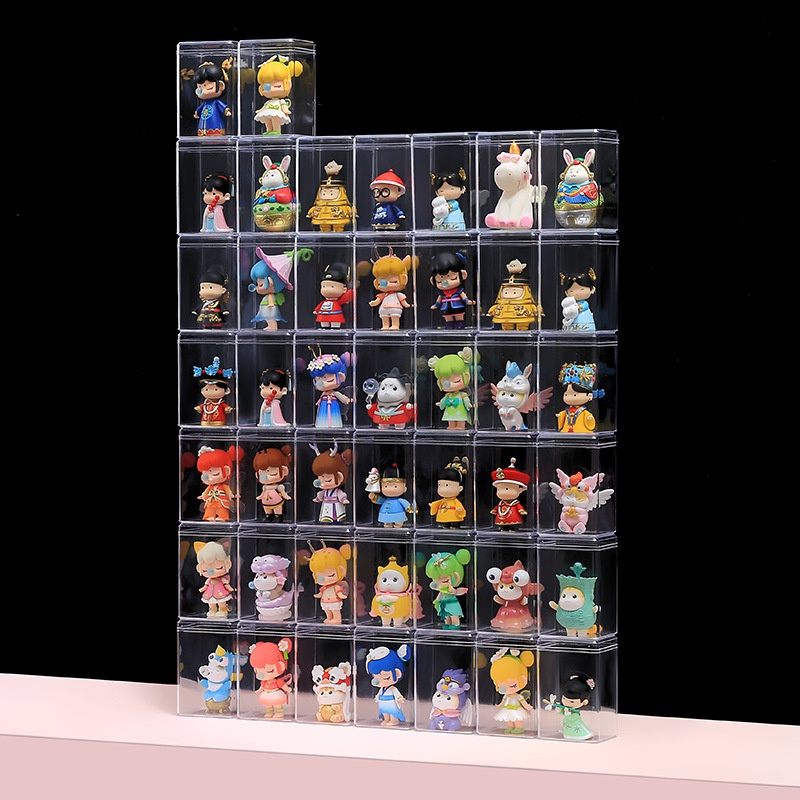 Hộp nhựa trong suốt trang trí trưng bày blind box mô hình figure ...