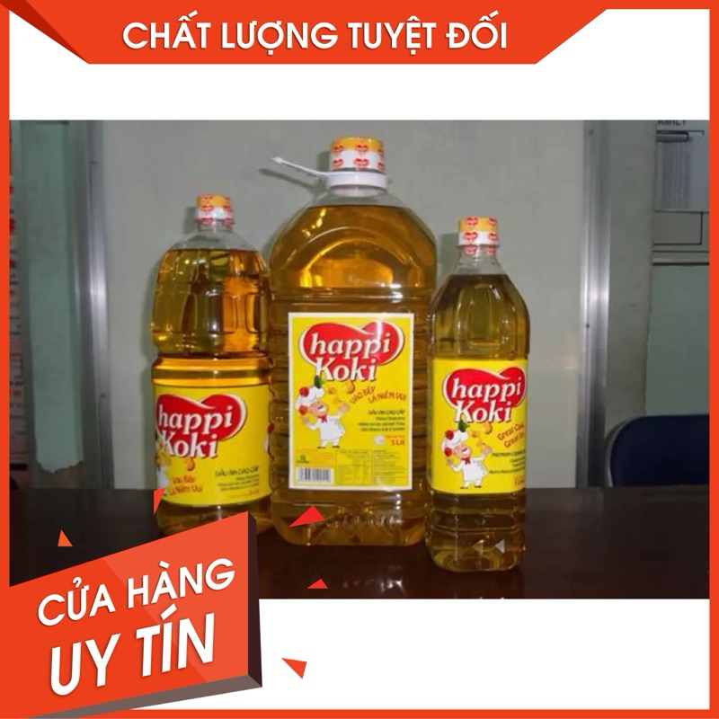 Dầu Ăn Happy Koki 5 Lít (Date Xa) | Shopee Việt Nam