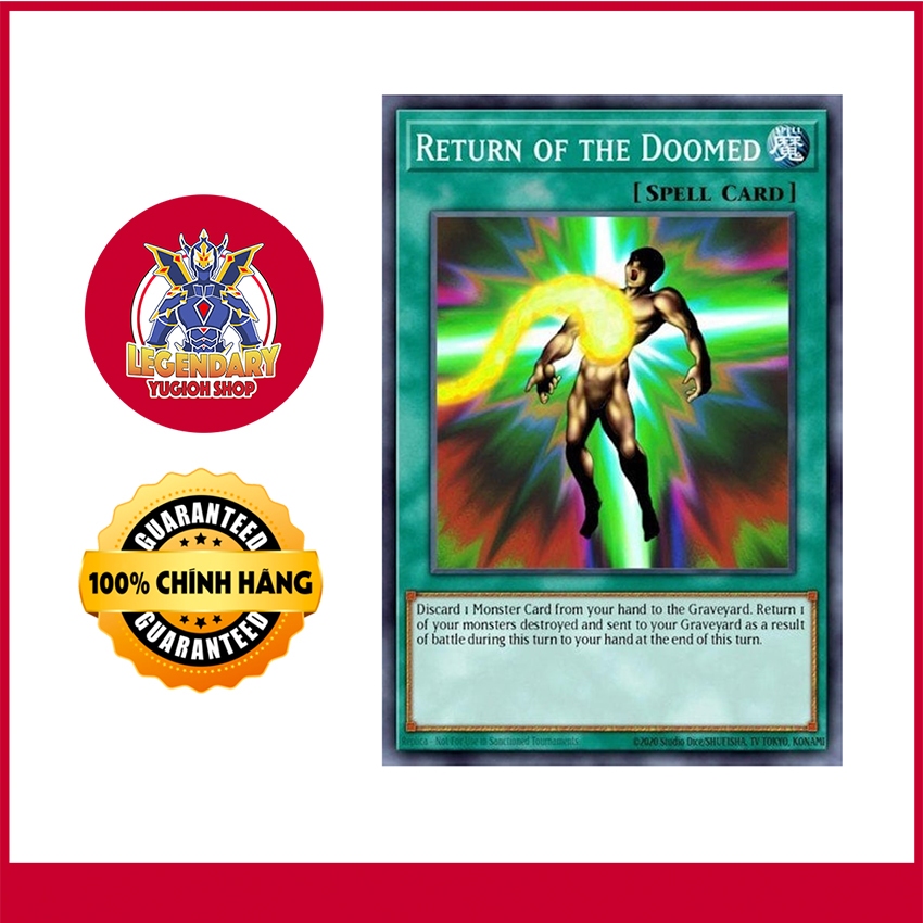 [Thẻ Bài Yugioh Chính Hãng] Return of the Doomed | Shopee Việt Nam