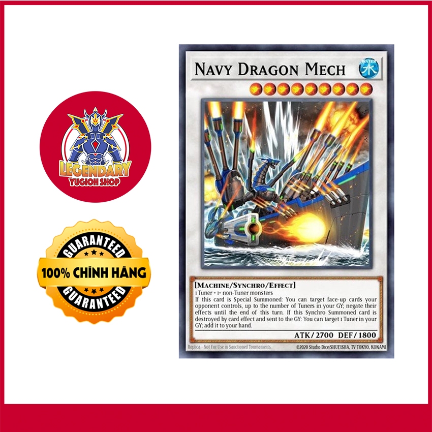 [Thẻ Bài Yugioh Chính Hãng] Navy Dragon Mech | Shopee Việt Nam