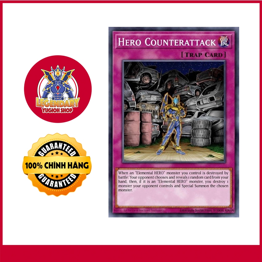 [Thẻ Bài Yugioh Chính Hãng] Hero Counterattack | Shopee Việt Nam