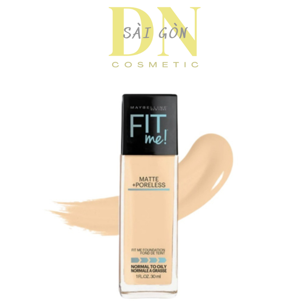 Kem nền Maybelline fit me Mỹ 30ml DN Cosmetic Sài Gòn mịn nhẹ kiềm dầu ...