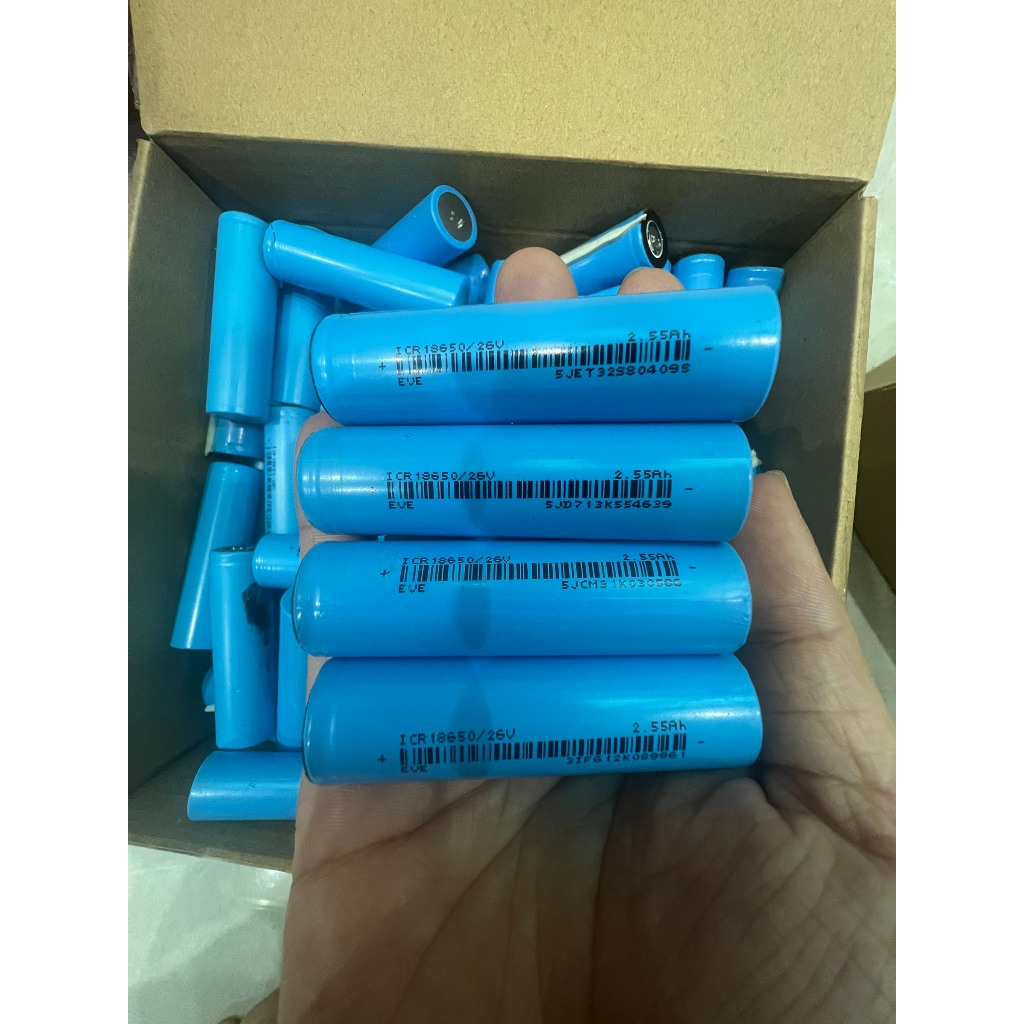 Cell pin 18650 EVE 26V - Dung lượng 2600mah - Xả 5C - 10A - Tháo Khối Chính Hãng | Shopee Việt Nam