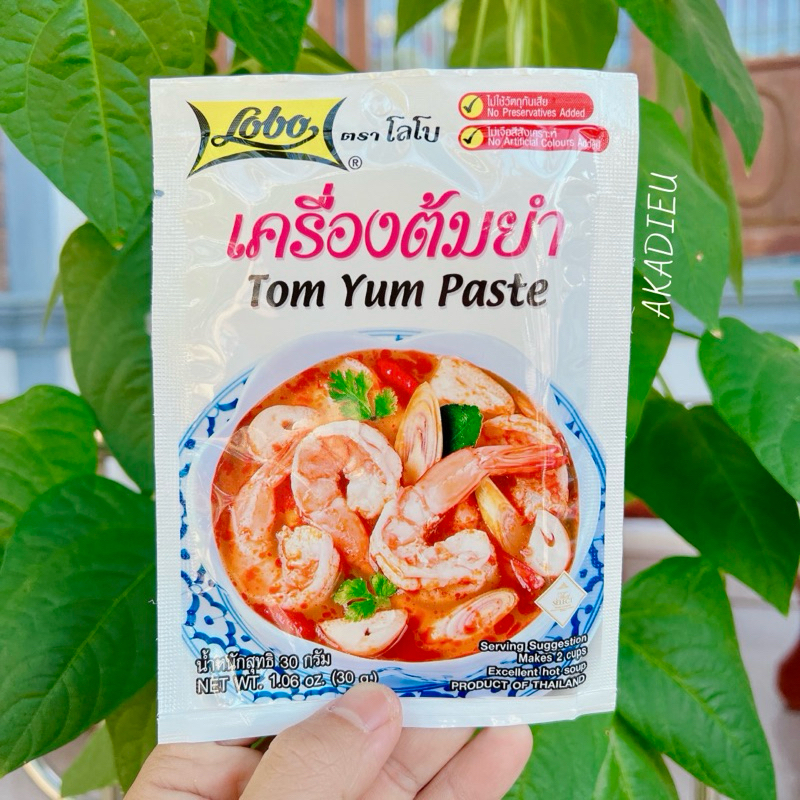 Gia vị Lẩu Chua Cay Lobo Thái Lan Tom Yum Paste 30gr | Shopee Việt Nam