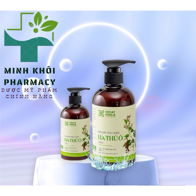 Dầu gội thảo dược Hà thủ ô 2in1 giảm ngứa da đầu, giảm rụng tóc bạc tóc ...
