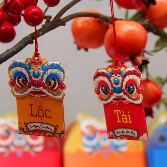 100 BAO LÌ XÌ MINI TREO CÂY DÀY NHỎ XINH | Shopee Việt Nam