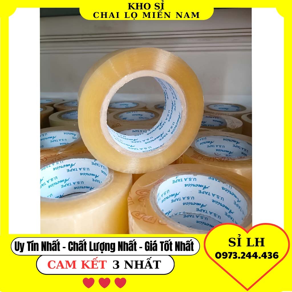 1 Cuộn băng keo trong 200 yard dùng để đóng gói hàng hóa, Băng keo dán thùng | Shopee Việt Nam