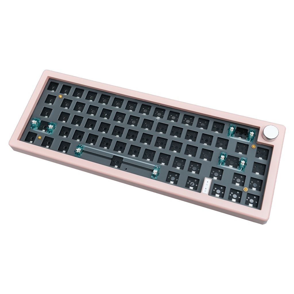 Bộ kit bàn phím cơ GMK67 LED RGB 3 mode kết nối dây, bluetooth và ...