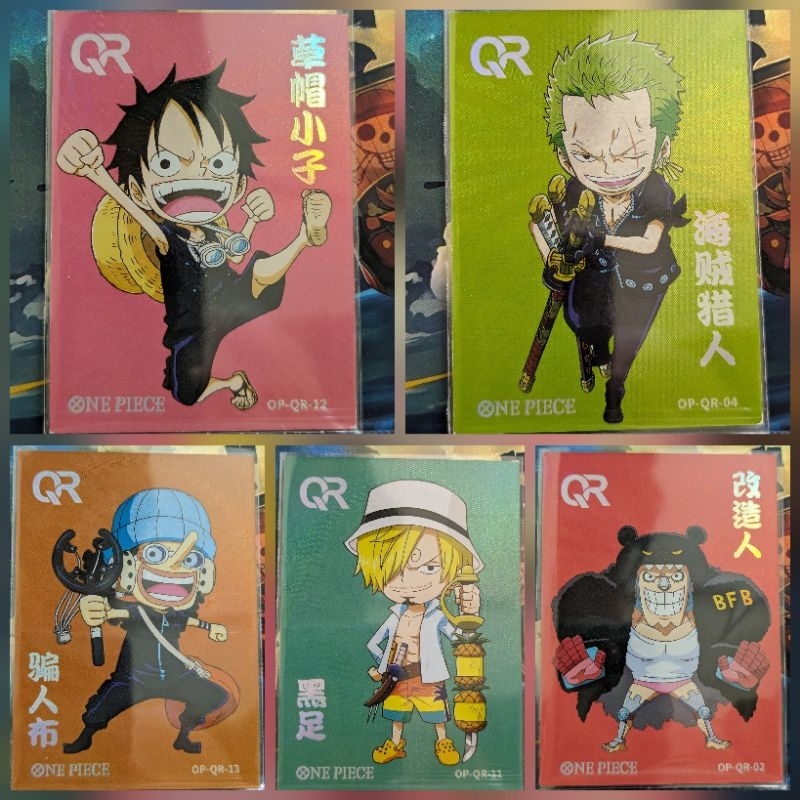 Card OP Thẻ Chibi Các Nhân Vật Băng Mũ Rơm QR Siêu Cute (Kèm Bọc Bảo Vệ ...