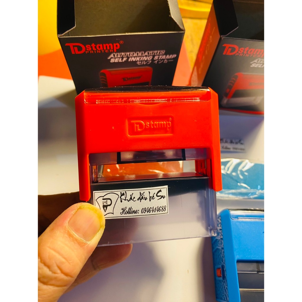 PHÔI DẤU CHÍNH HÃNG - TD-STAMP - KÍCH THƯỚC PHỔ BIẾN | Shopee Việt Nam