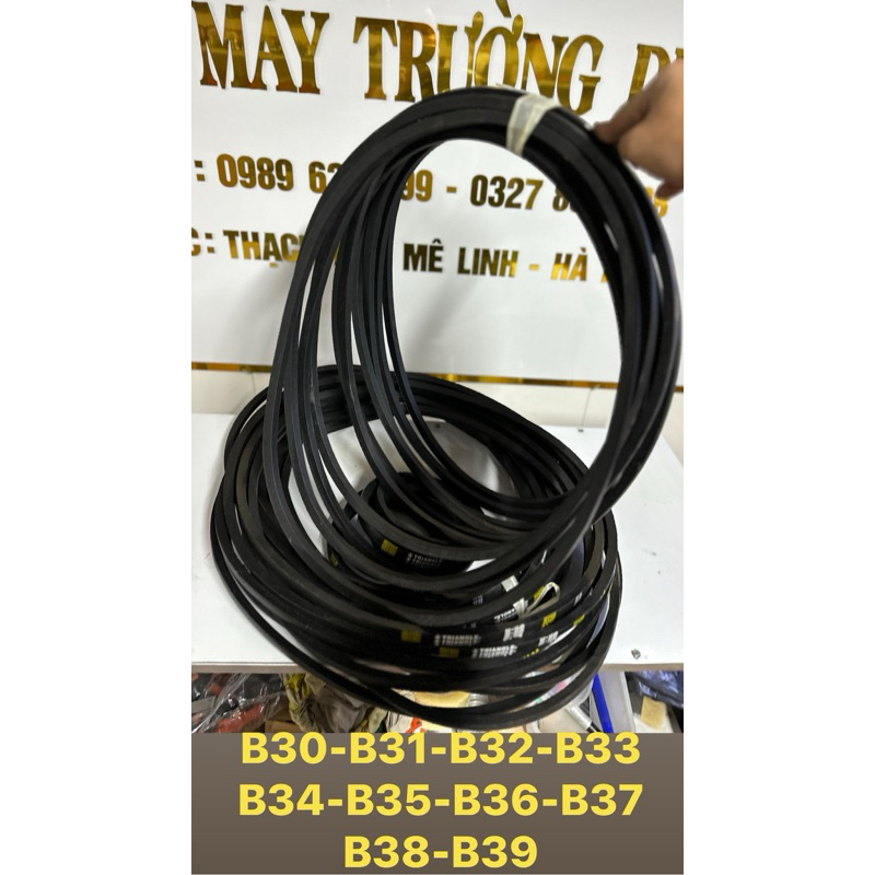 Dây Curoa Bản B đầu 3 = B30-B31-B32-B33-B33-B35-B36-B37-B38-B39 | Shopee Việt Nam