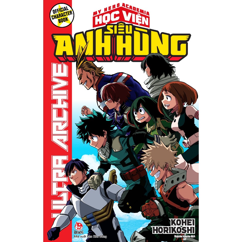 Truyện - Official Character Book My Hero Academia Học Viện Siêu Anh ...