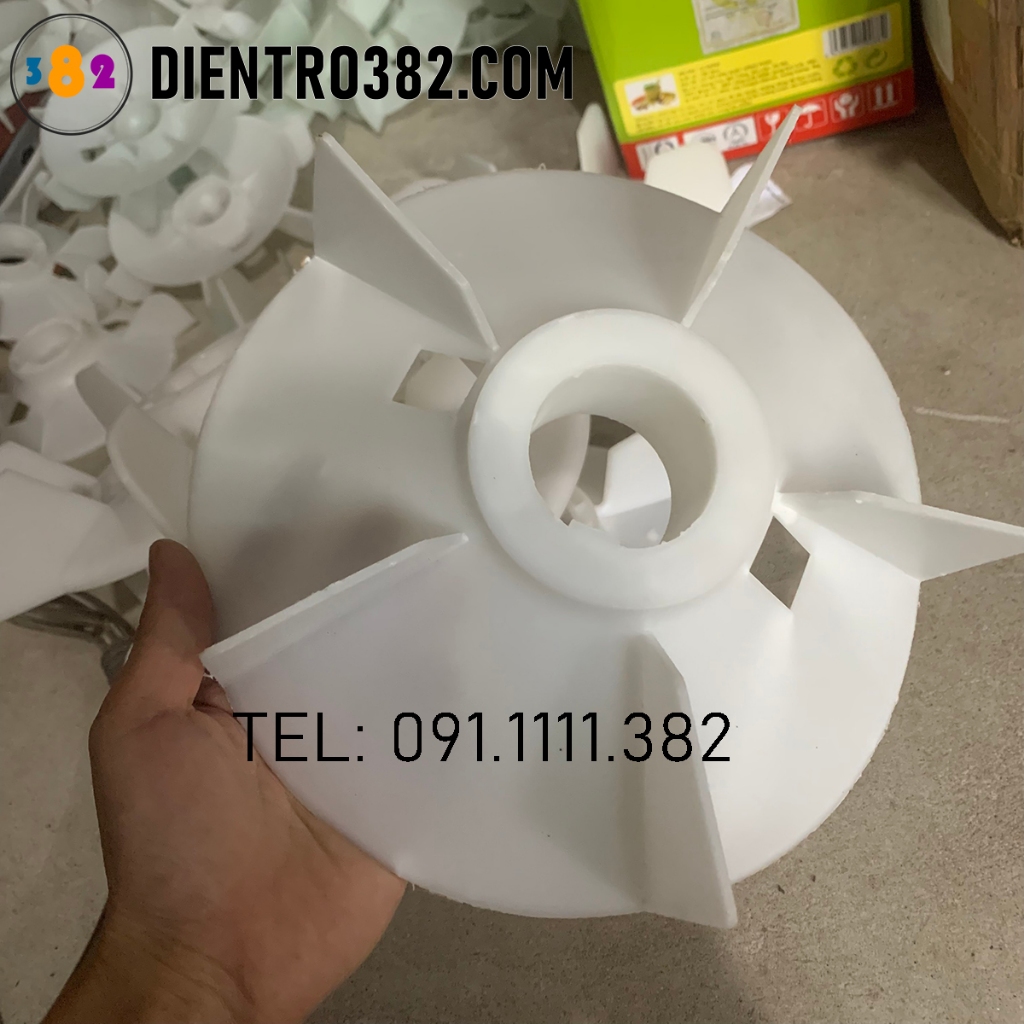 Cánh quạt làm mát động cơ lỗ trục 52mm, mã cánh quạt Y180-2P(18.5kw ...