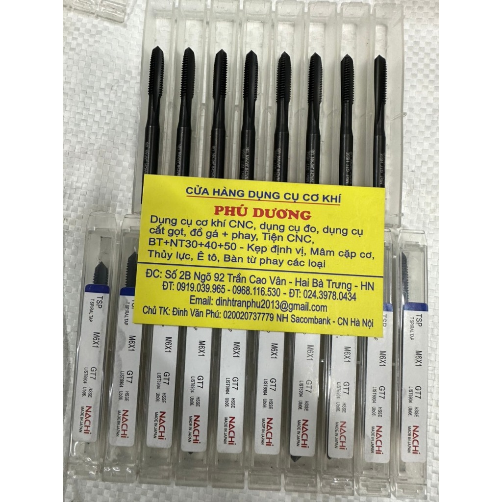 Mũi Taro thẳng ren M2-M12 Nachi HSSE | Shopee Việt Nam