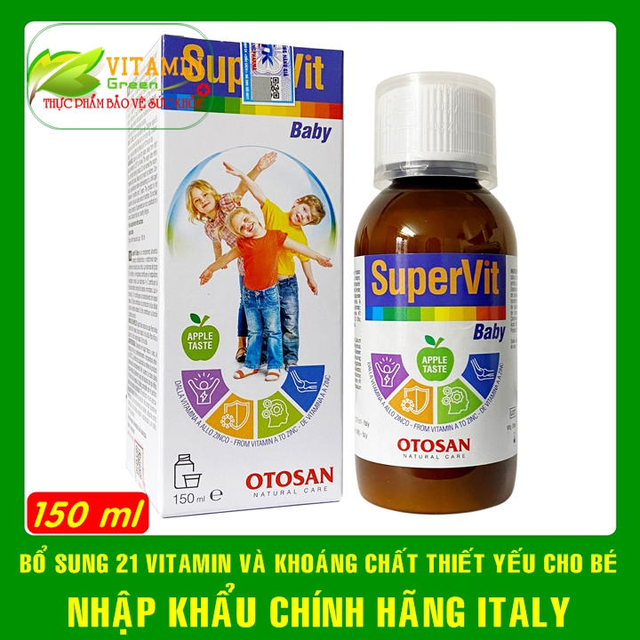 Vitamin tổng hợp cho bé Otosan Supervit Baby giúp bé phát triển toàn ...