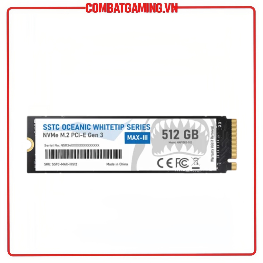 Ổ Cứng SSD SSTC Oceanic Whitetip NVMe M.2 MAX-III 256GB 512GB PCIe Gen ...