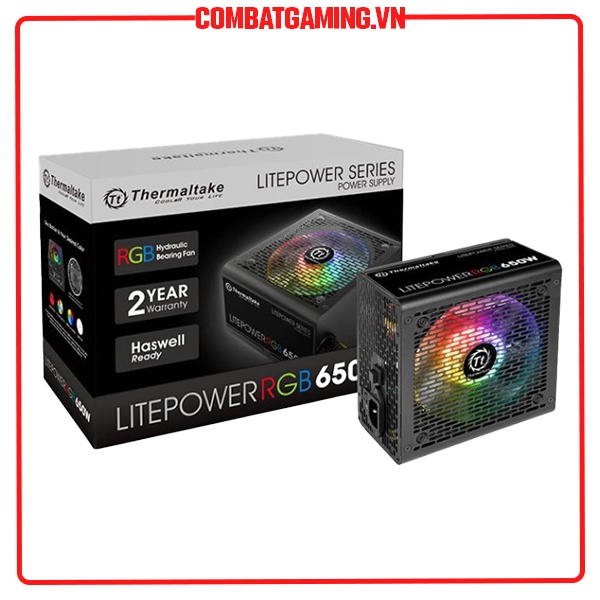 Nguồn Máy Tính Thermaltake Litepower RGB 650W Hàng Chính Hãng | Shopee ...