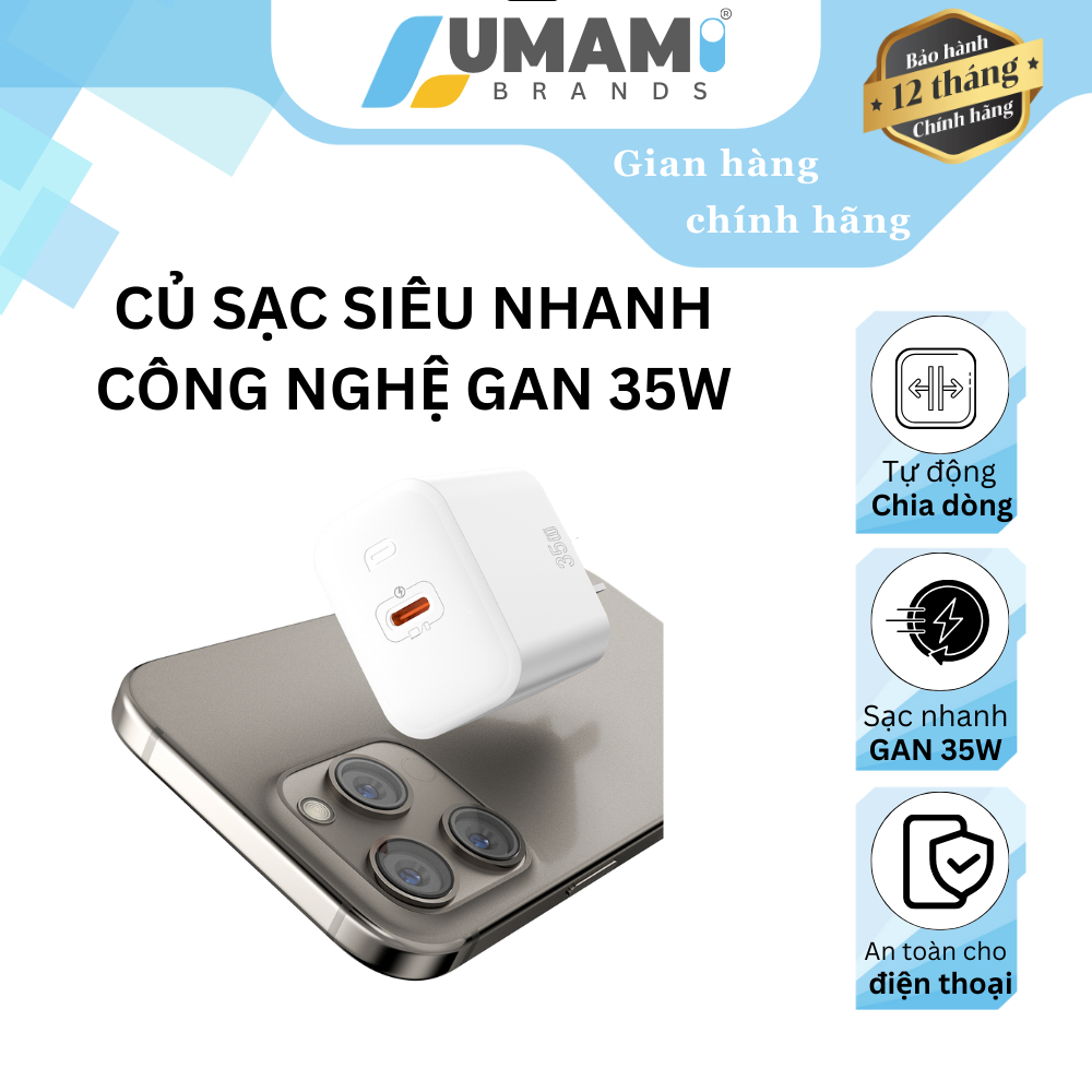Bộ sạc Gan siêu nhanh công suất 35W sử dụng công nghệ Gan5 chính hãng ZUZG UC13 | Shopee Việt Nam