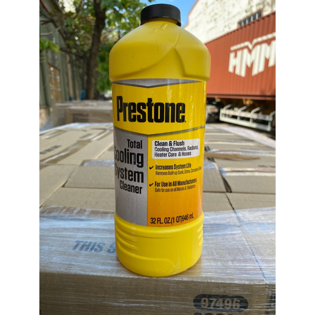 DUNG DỊCH TẨY VÀ LÀM SẠCH KÉT NƯỚC PRESTONE RADIATOR FLUSH + CLEANER ...