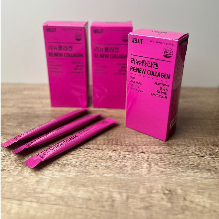 [WELLIT] Collagen Phân Tử Thấp 300Da Wellit Re:New Fish Collagen ...