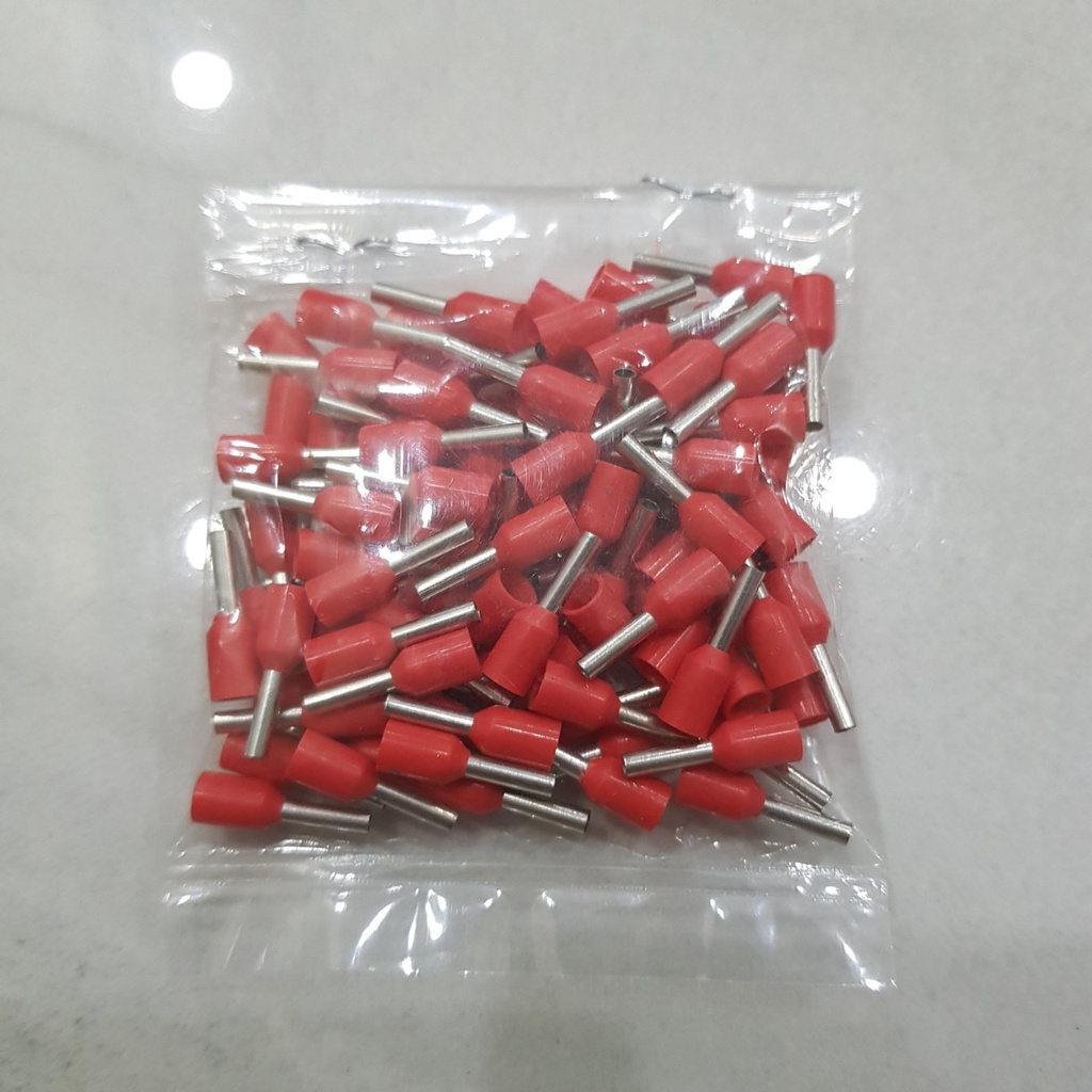Đầu cos kim rỗng E1008, cos kim E1008 dùng cho dây điện 1.0mm 1 bịch ...