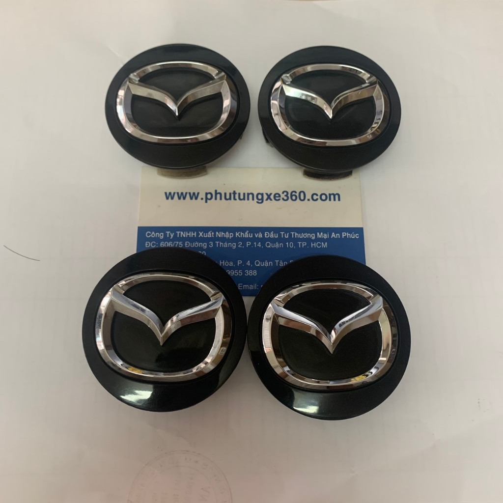 LOGO chụp mâm, Ốp lazang Mazda 3 Chính hãng mã BBM2-37-190 (Bộ 4 cái ...