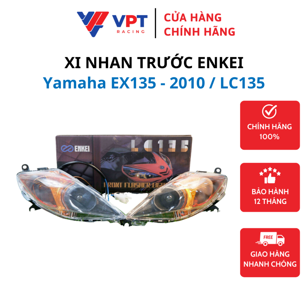 Xi nhan (sinhan) trước Yamaha EX135 - 2010 / LC135 chính hãng ENKEI ...