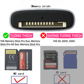 Đầu đọc thẻ memory stick pro duo - Sony dành cho điện thoại IPh 6 ...