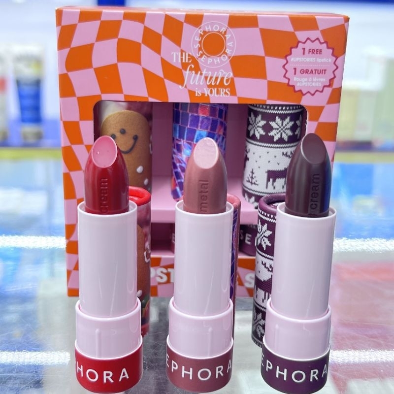 Set 3 son thỏi Sephora Lipstories lip kit full size | Shopee Việt Nam