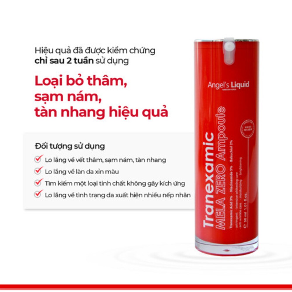 Tinh Chất Giảm Thâm Nám Chuyên Biệt Angel's Liquid Tranexamic Mela Zero ...