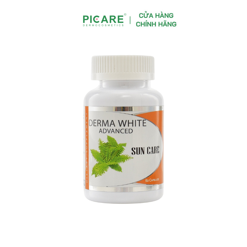 Viên uống chống nắng chống oxi hóa hỗ trợ bảo vệ da Derma White Advance ...