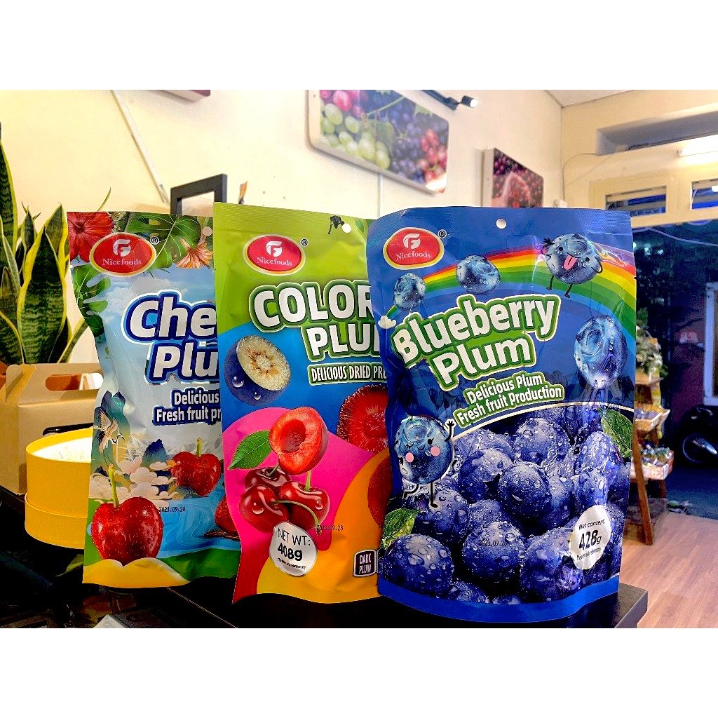 Ô Mai Mix Vị / Cherry / Blueberry Nice Foods / omai Colorful Plum ...