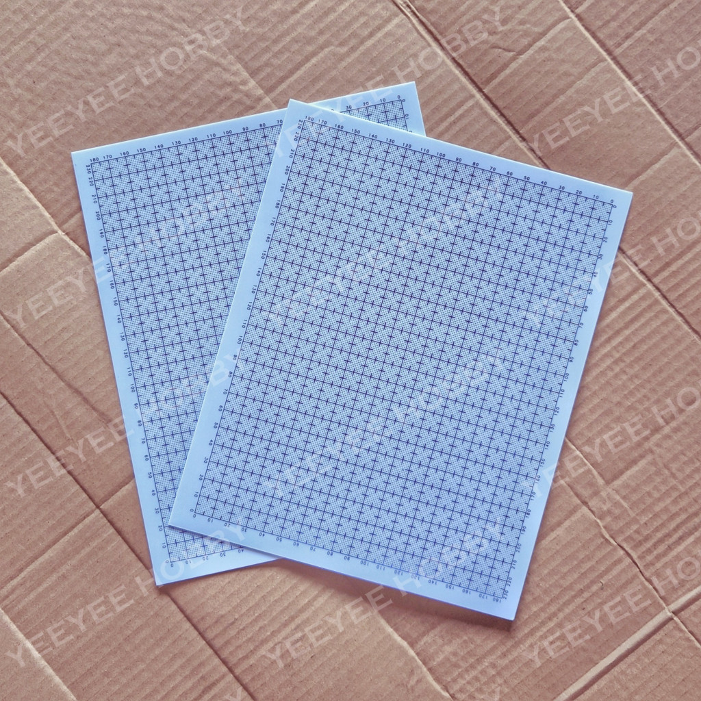 PHỤ KIỆN MOD YEEYEE HOBBY - YH-3001 - TẤM PLA PLATE ABS MÀU TRẮNG CÓ Ô ...